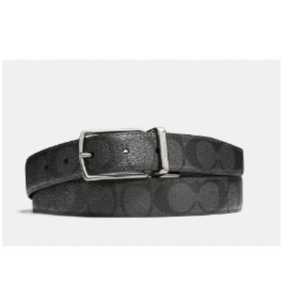 Coach | Accessories | Coach Heritage Signature Coated Canvas Reversible ...